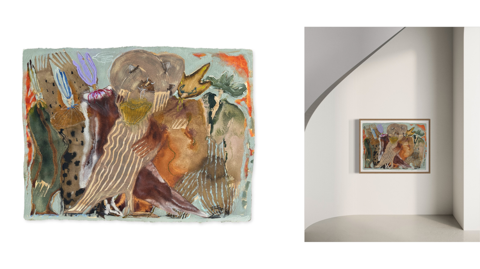 Painter Caroline Pinney debuts ‘SETLIST,’ her music-inspired work ...