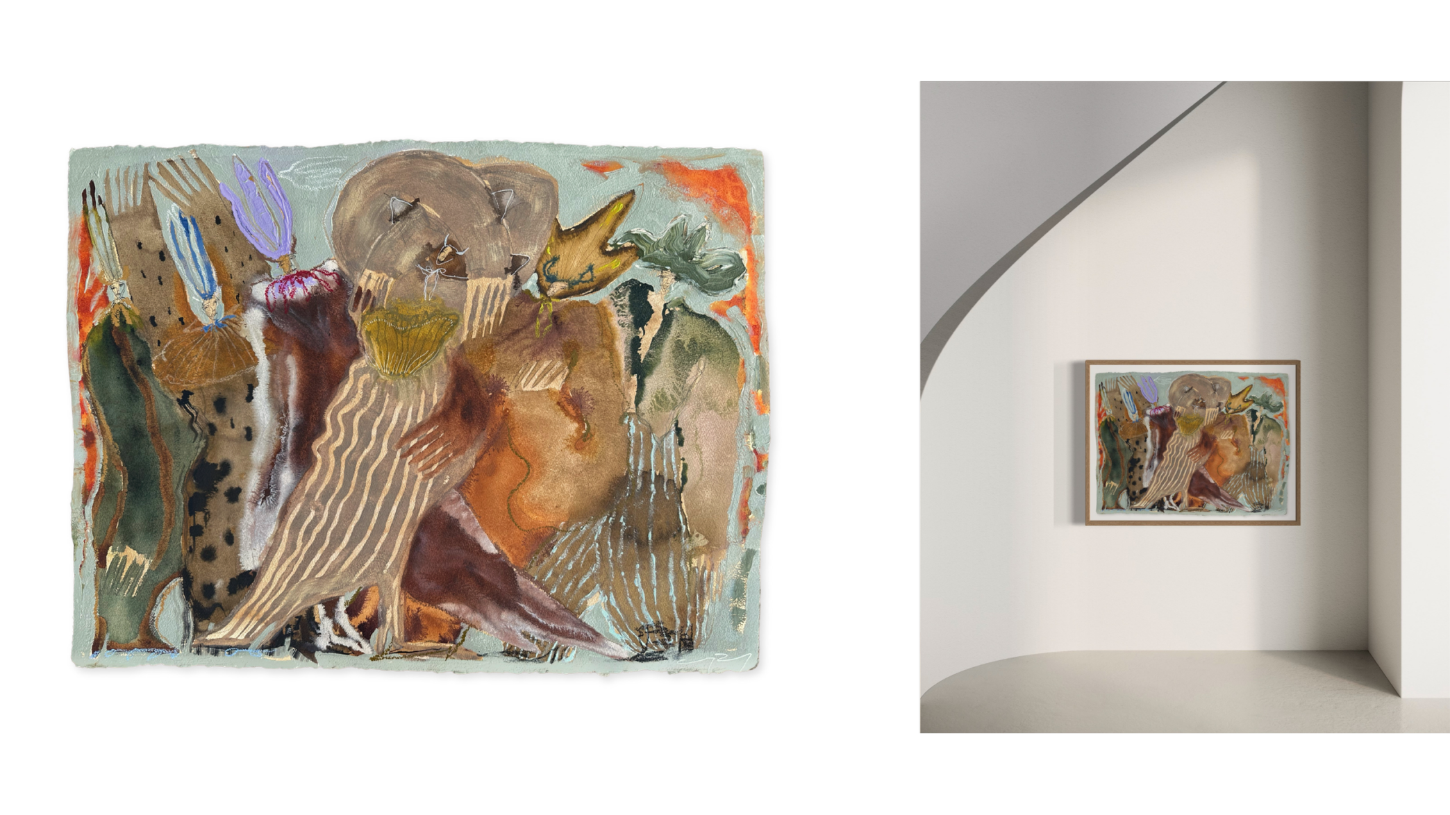 Painter Caroline Pinney debuts ‘SETLIST,’ her music-inspired work ...